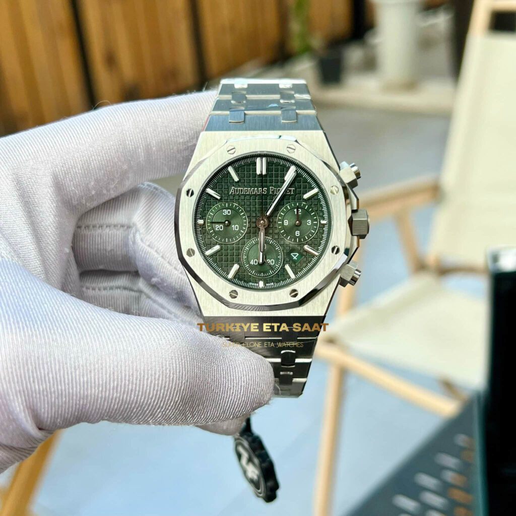 AUDEMARS Piguet Royal Oak Chronograph 26240ST Green Dial | 41mm | Super ...
